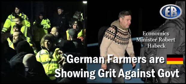 German farmers go after Economics Minister in the middle of the night ...