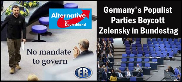 Germany: AfD and BSW MPs boycott Zelensky's speech in the Bundestag ...