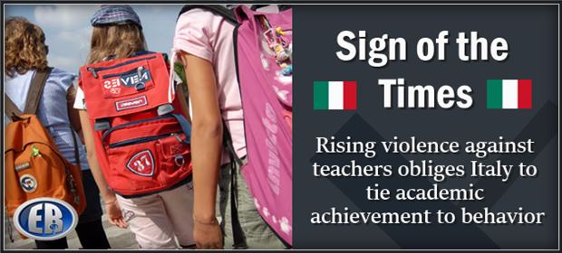 Italy brings back school policy of failing badly-behaved students ...