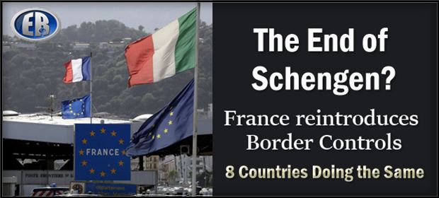 France to reimplement border controls with its six neighbours ...