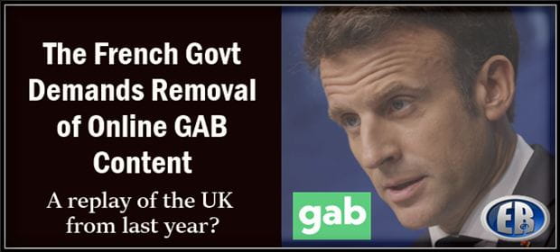 The French Government Takes on Gab - Europe Reloaded